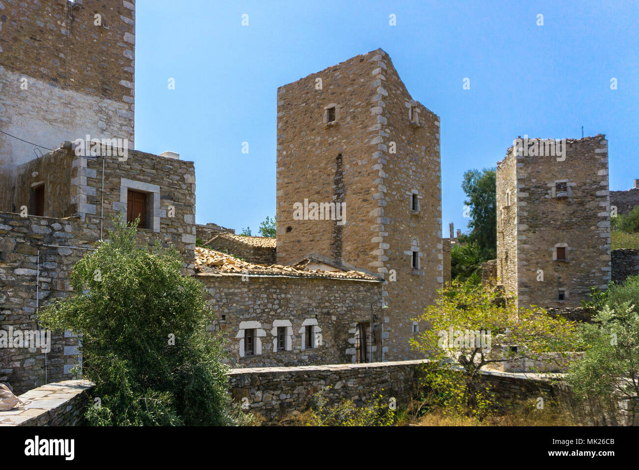 Traditional village vathia in europe hi-res stock photography and ...