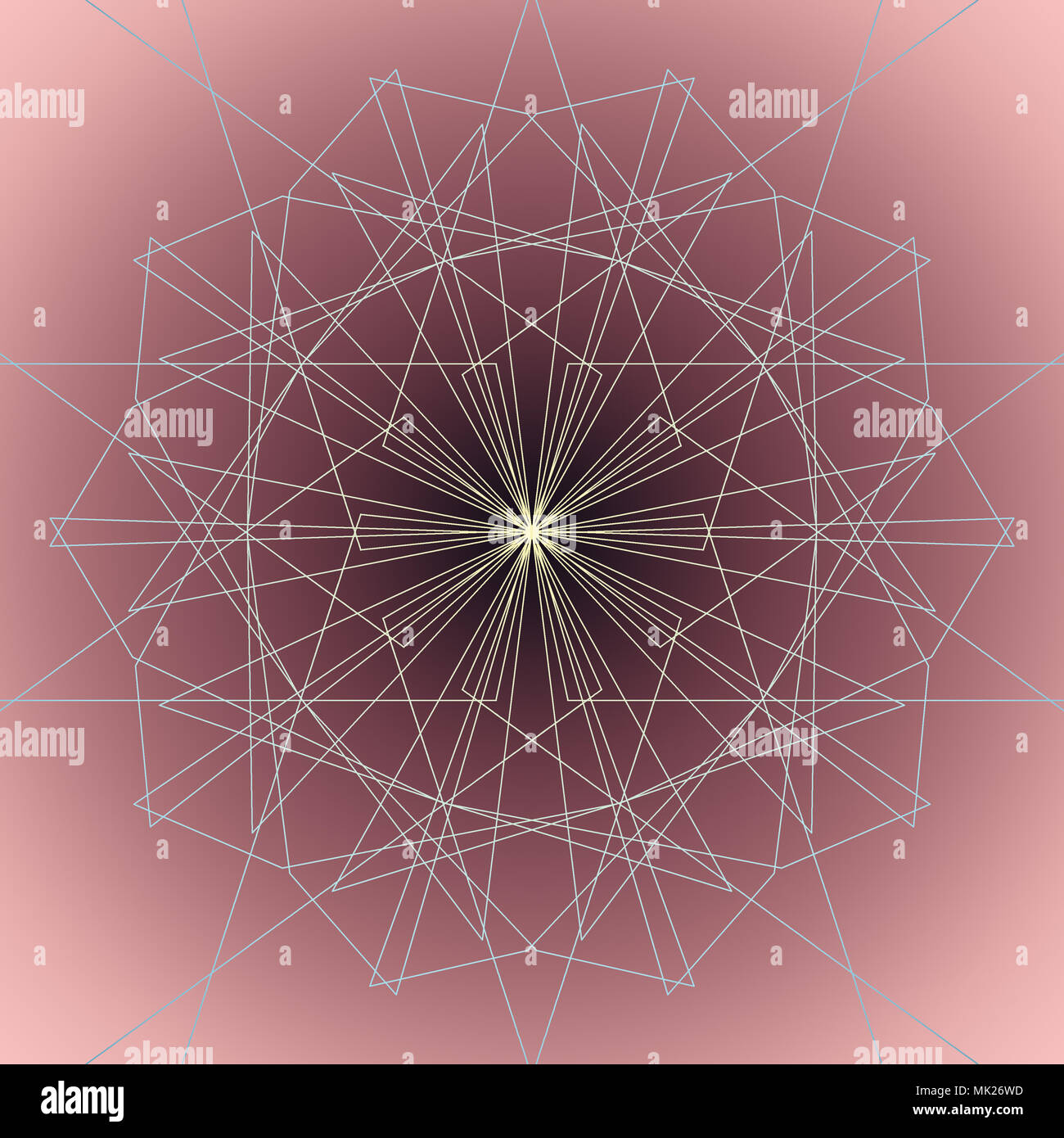Red gradient mandala Stock Photo - Alamy