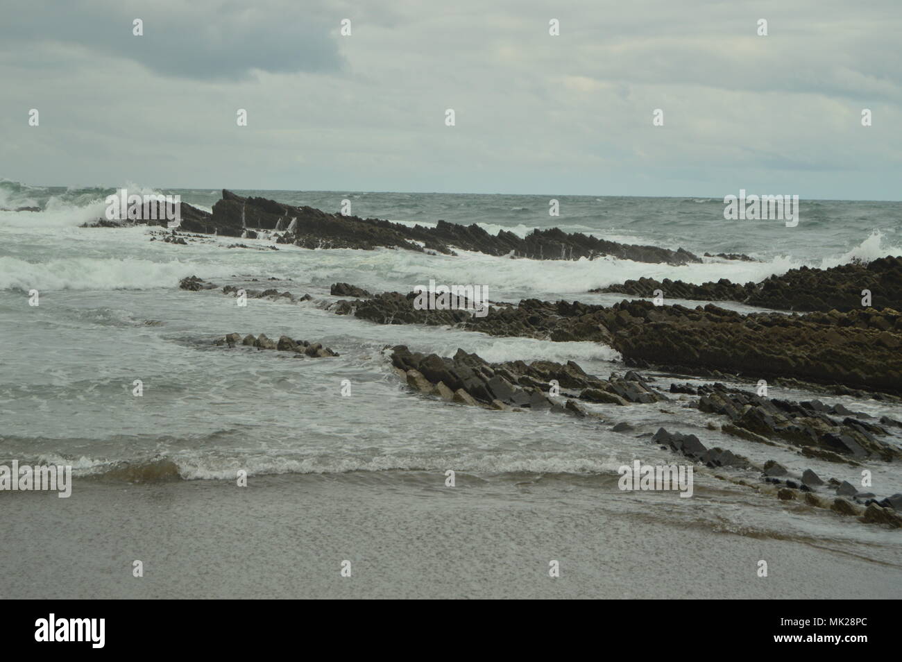 Geological Formations In The Cantabrian Sea Of The Flysch Type Geopark ...
