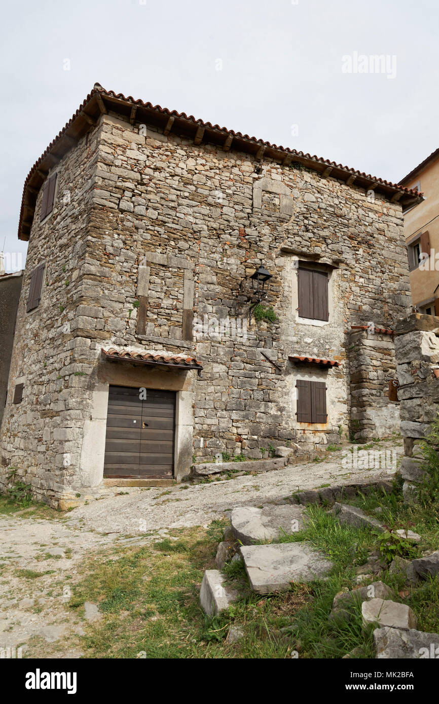 Hum, the smallest town in the world, Istra, Croatia Stock Photo - Alamy