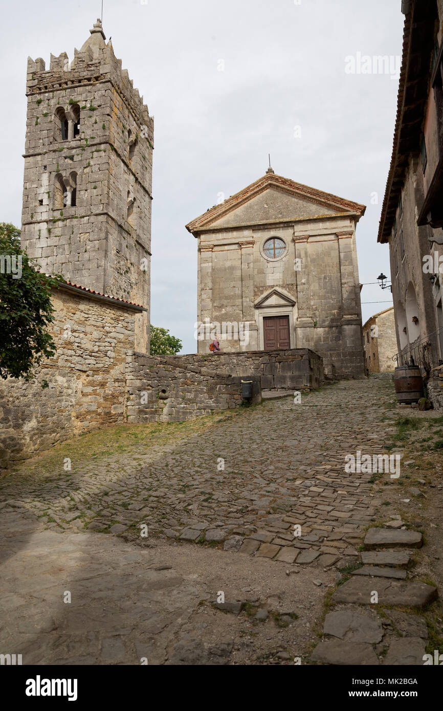 Hum, the smallest town in the world, Istra, Croatia Stock Photo - Alamy