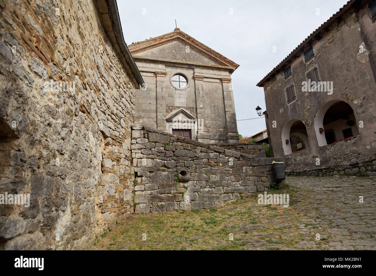Hum, the smallest town in the world, Istra, Croatia Stock Photo - Alamy
