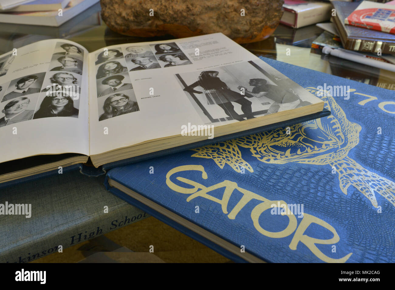 Vintage yearbooks hi-res stock photography and images - Alamy