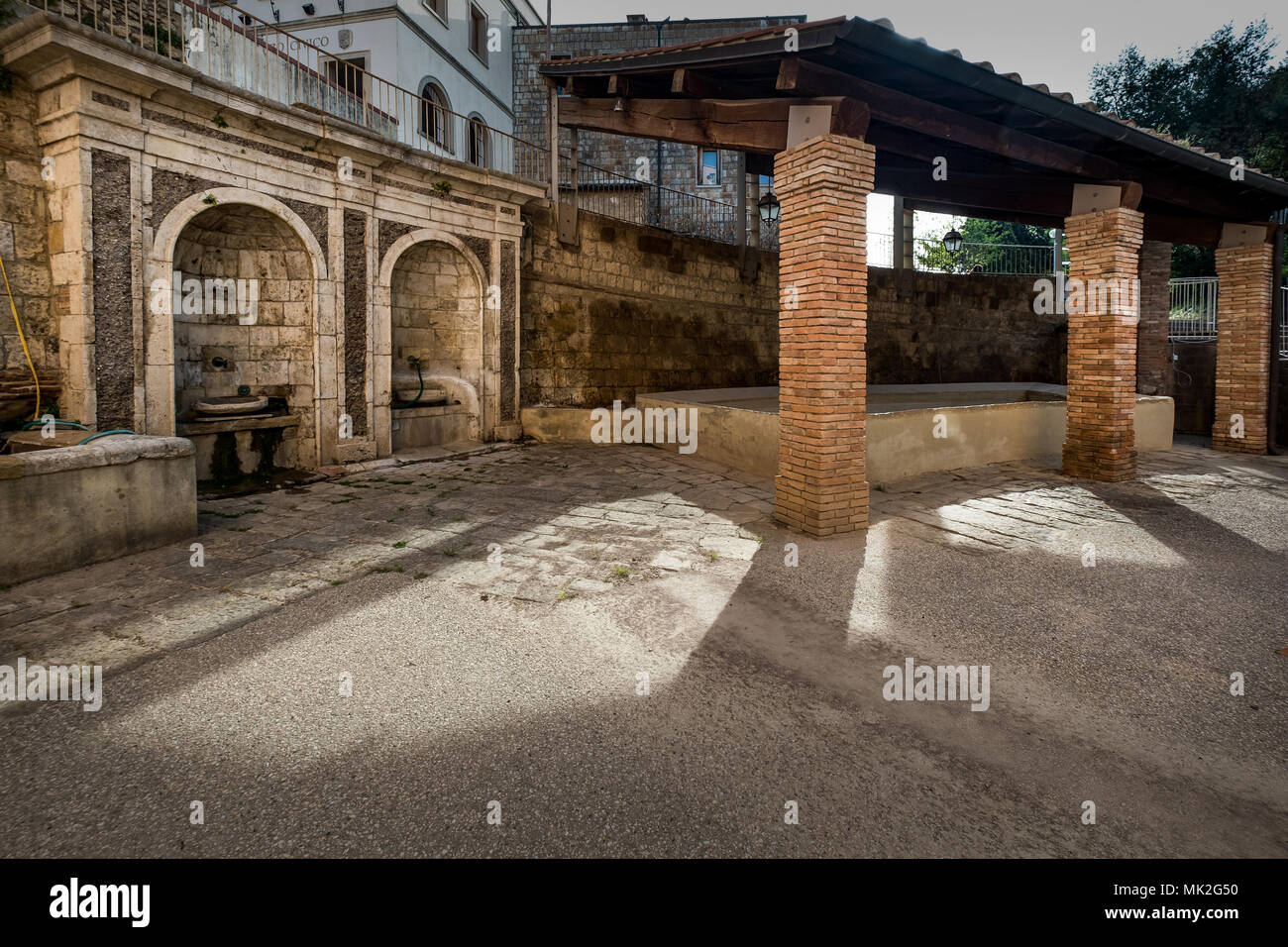 Bibbona, Leghorn, Italy - April 2018 the medieval village of Bibbona in ...