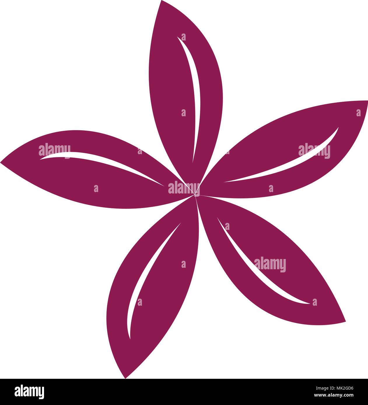 Isolated flower icon Stock Vector Image & Art - Alamy