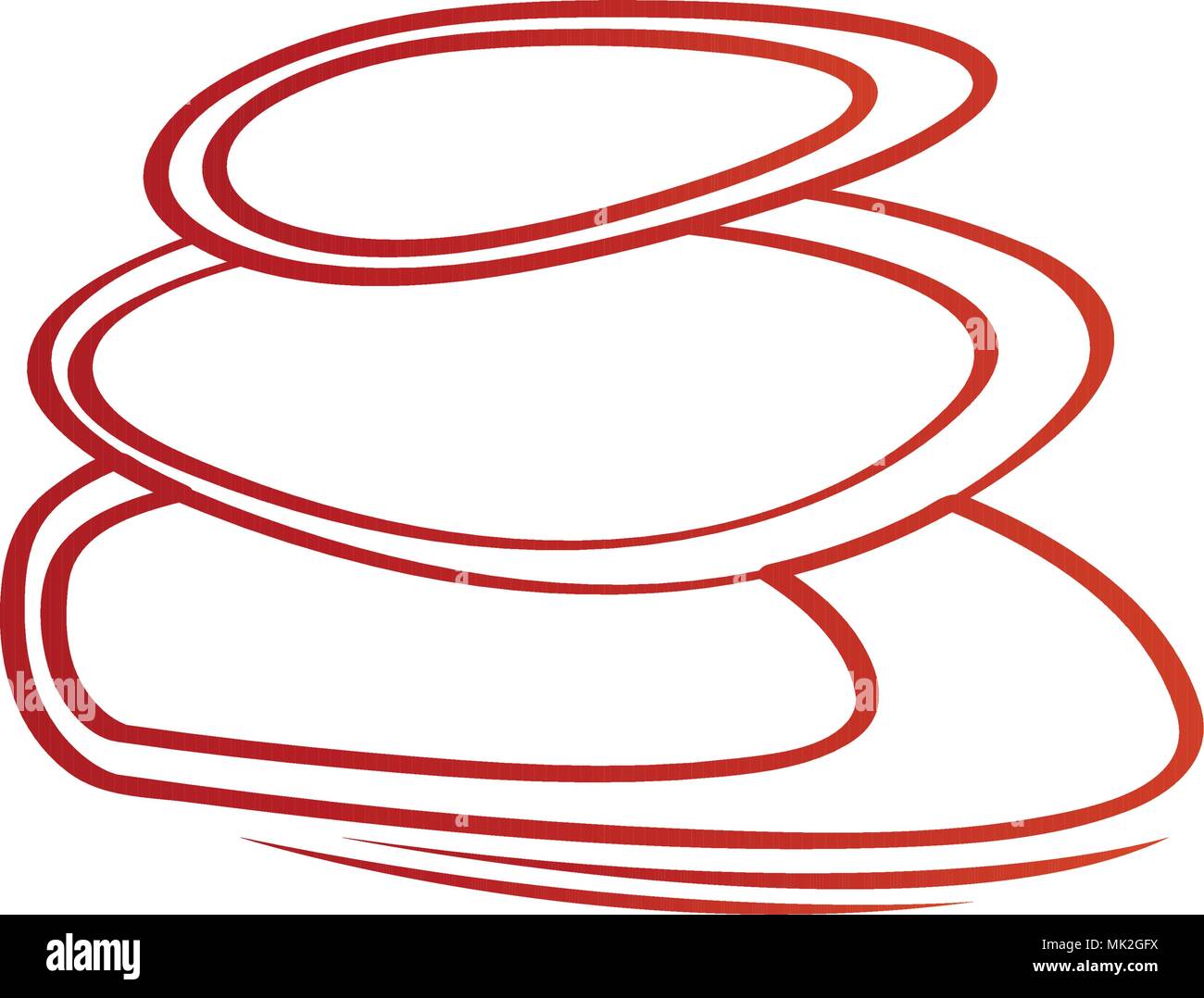 Stacked rocks outline Stock Vector Image & Art - Alamy