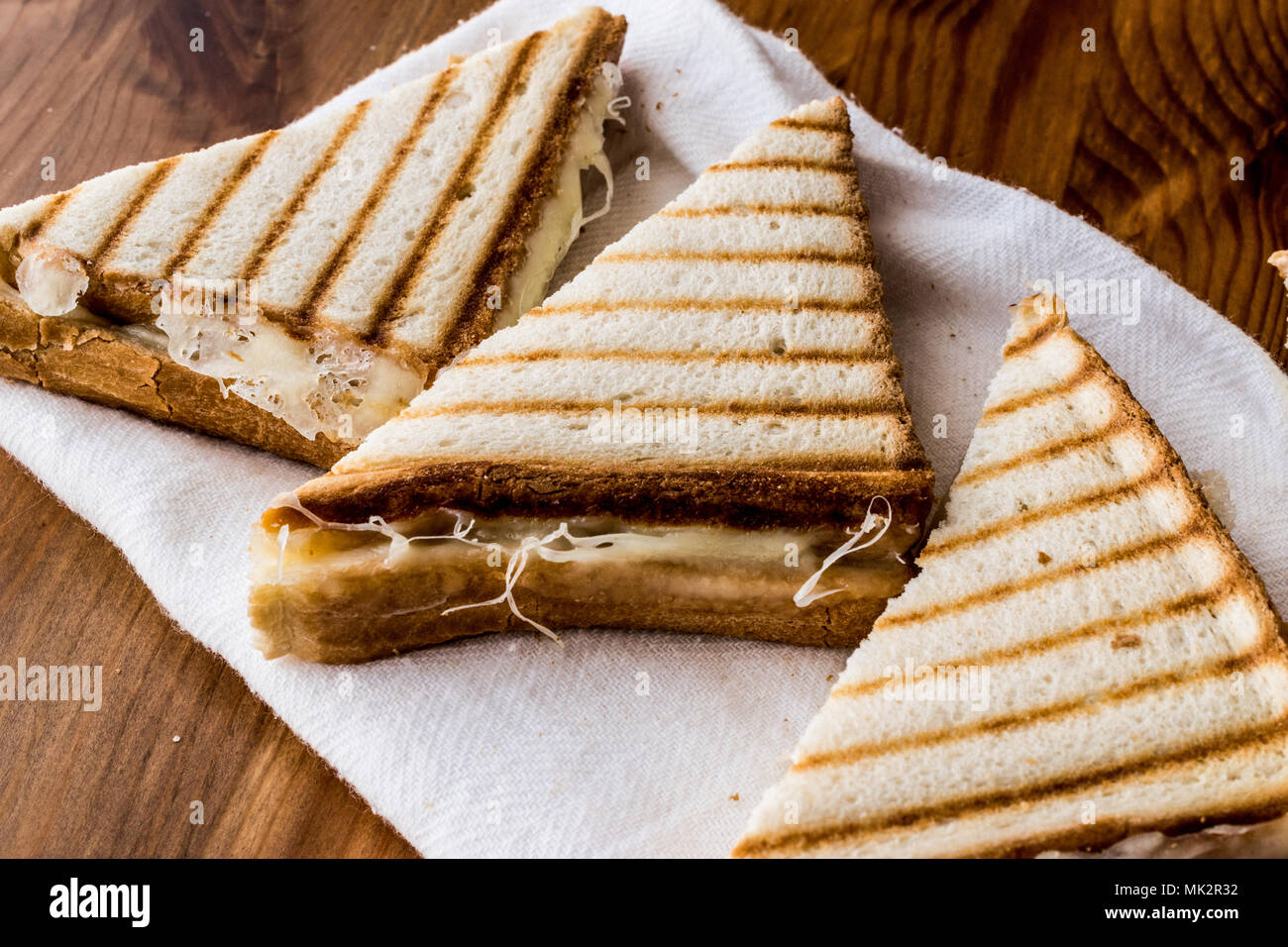 Turkish Sandwich Toast (Tost) with cheddar or melted cheese. turkish ...