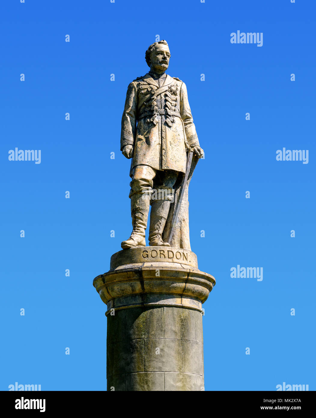 General Gordon a Terracotta statue made by Doulton Lambeth, in Gordon ...