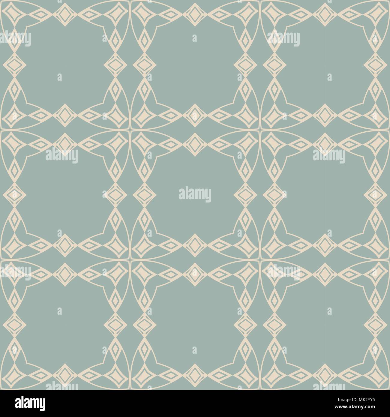Antique seamless background Curve Polygon Cross Frame Diamond Check Gem, Ideal for wallpaper ...