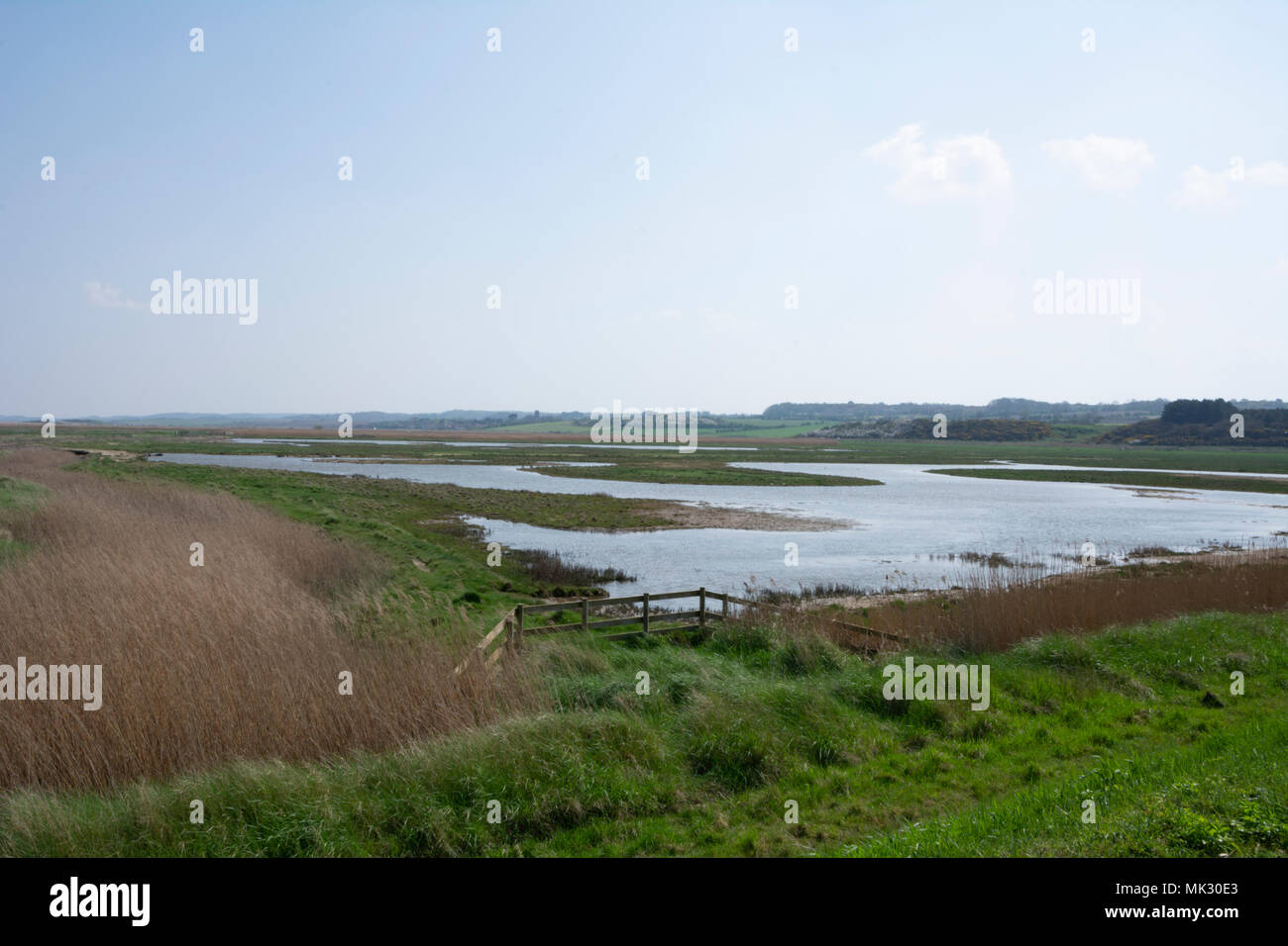 Arnold's Marsh, Cley next the sea, North Norfolk, England, UK Stock ...