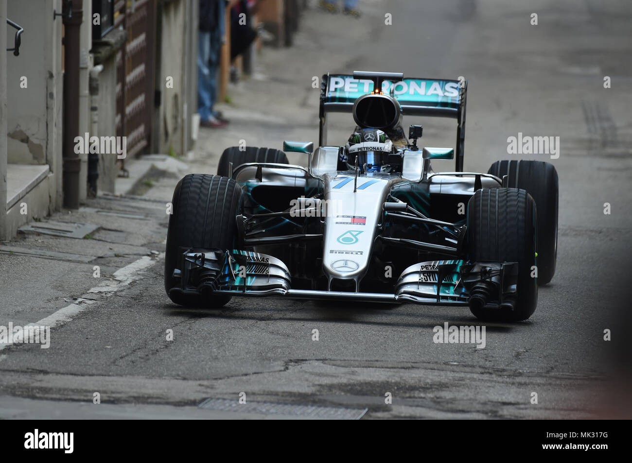 Valtteri Bottas driver of the Mercedes AMG GP of Formula1 awarded at ...