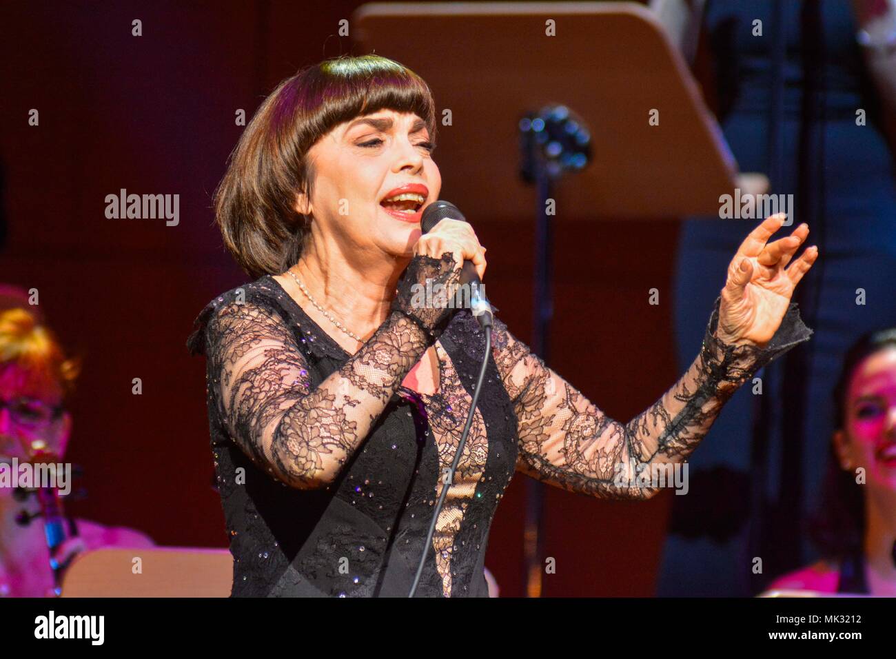 Duesseldorf, Deutschland. 04th May, 2018. Mireille Mathieu the french ...