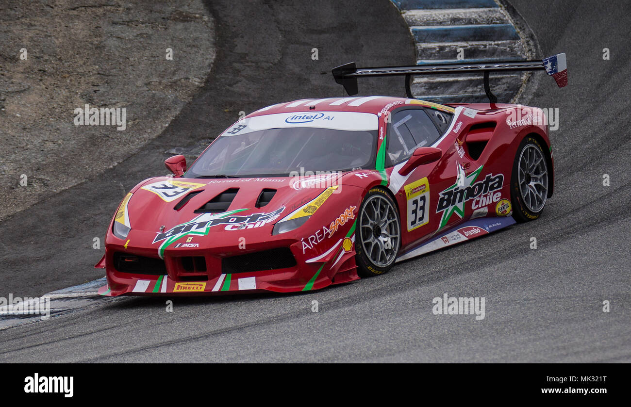 Monterey, CA, USA. 5th May, 2018. A. # 33 Benjamin Hates coming out of ...