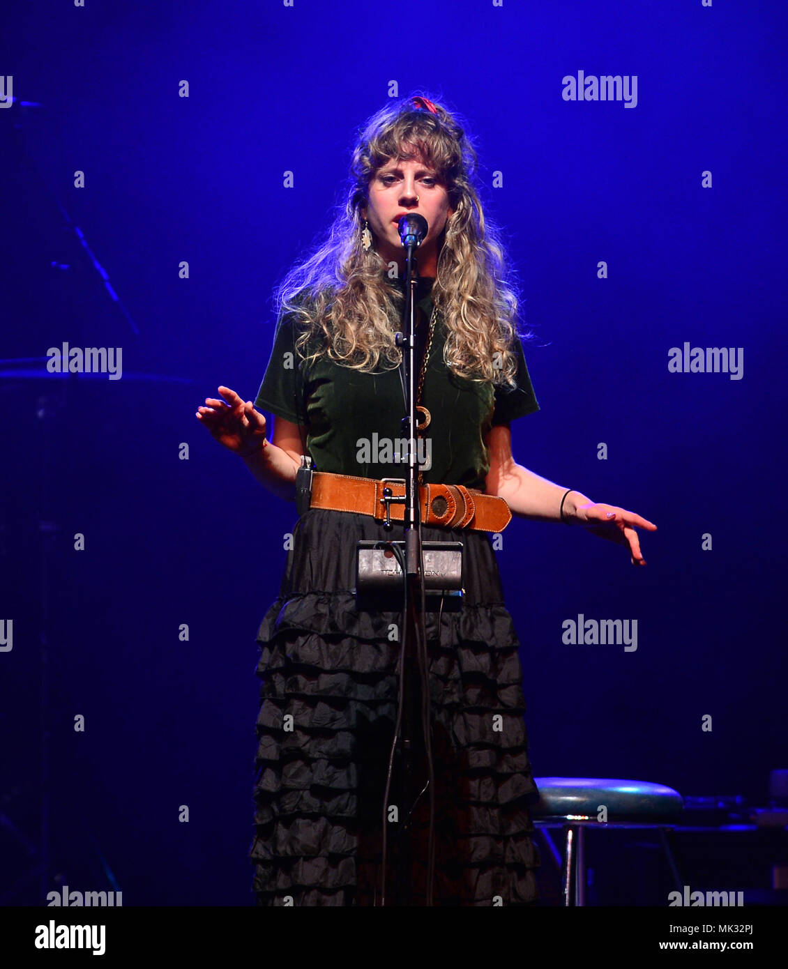 Hollywood, FL, USA. 05th May, 2018. Singer-songwriter Doe Paoro perform ...