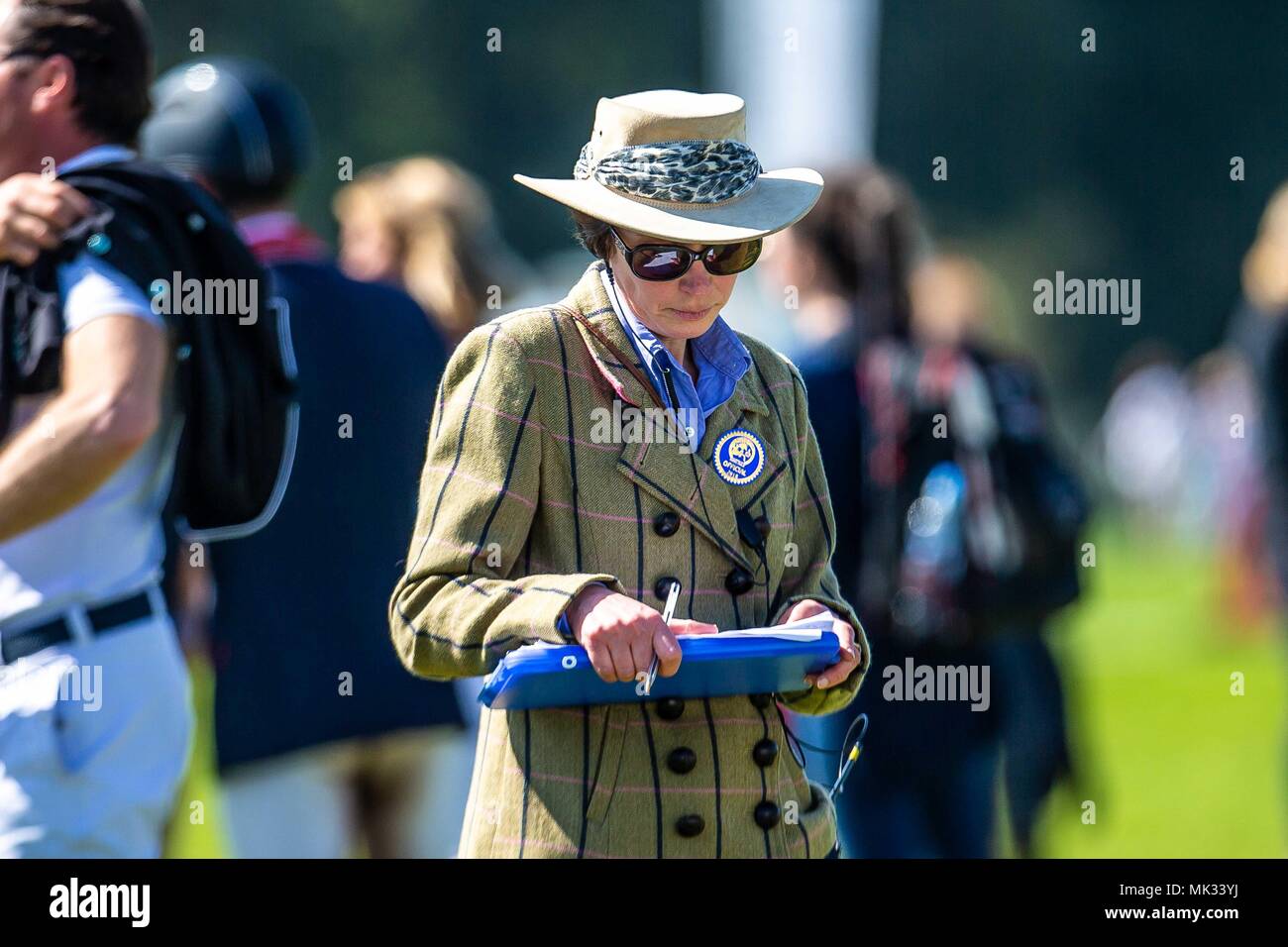 Badminton horse trials steward hi-res stock photography and images - Alamy