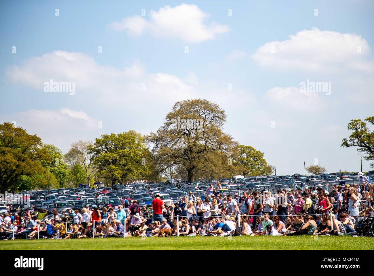 Cross Country. Big Crowd. Mitsubishi Badminton Horse Trials. Badminton ...