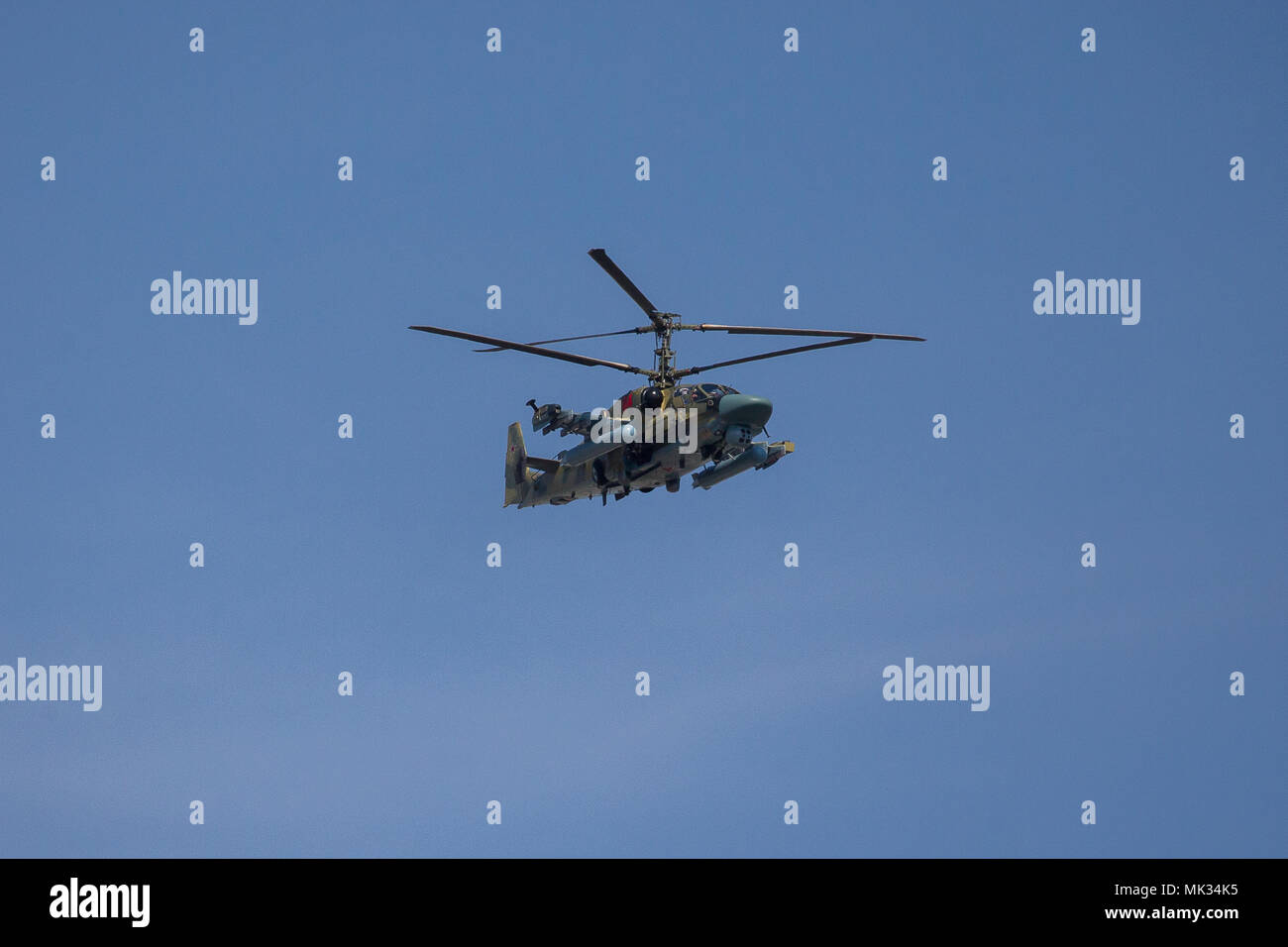 Moscow, Russia. 4th May, 2018. Russian Air Force Ka-52 «Alligator ...