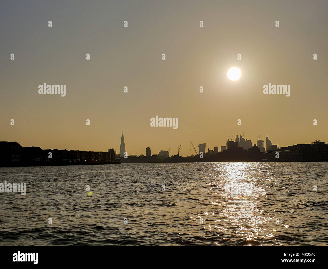 London skyline landmarks sunny hi-res stock photography and images - Alamy