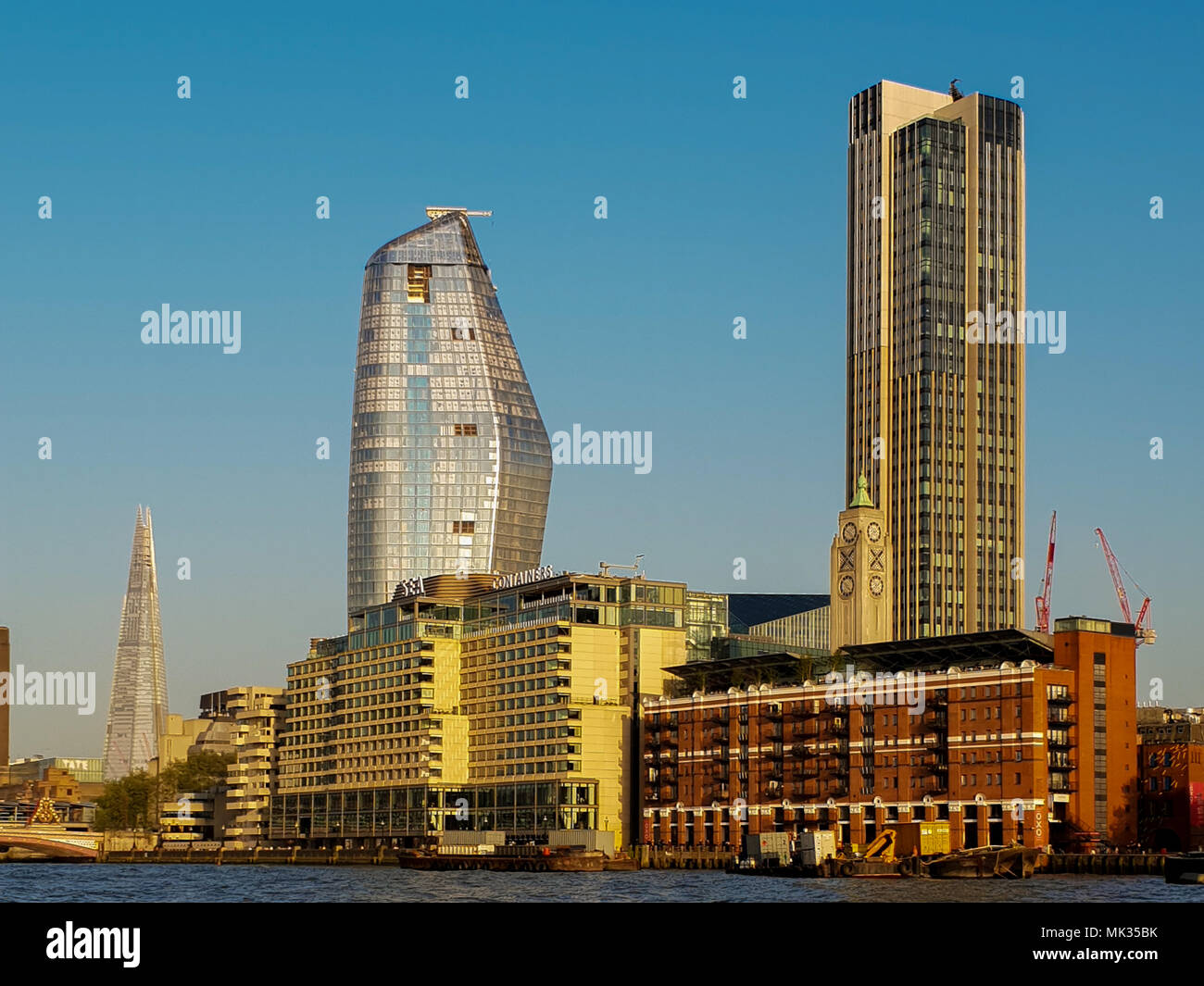 Londons Skyline As Sun Sets High Resolution Stock Photography and ...