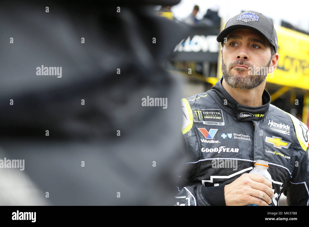 Dover, Delaware, USA. 6th May, 2018. Jimmie Johnson (48) hangs out on ...