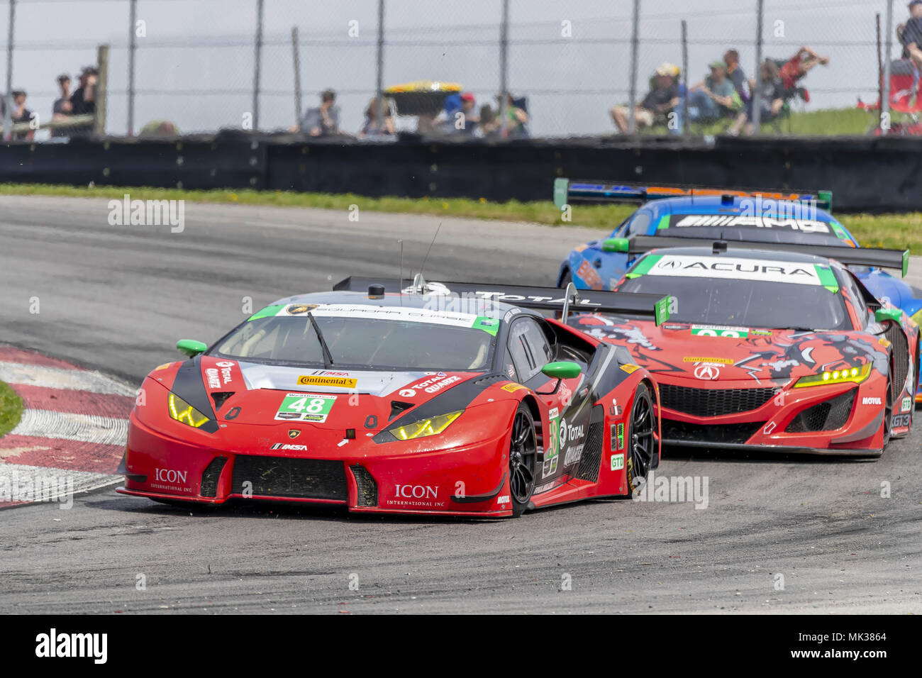 Lexington, Ohio, USA. 6th May, 2018. The Paul Miller Racing TOTAL ...