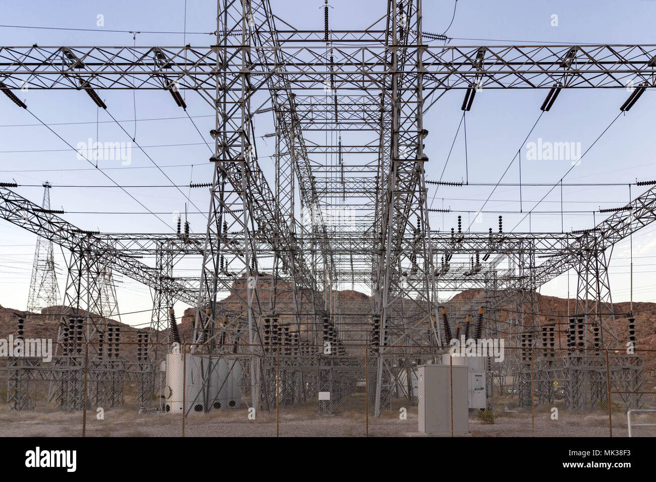 Nevada, USA. 11th Oct, 2017. A substation is a part of an electrical ...