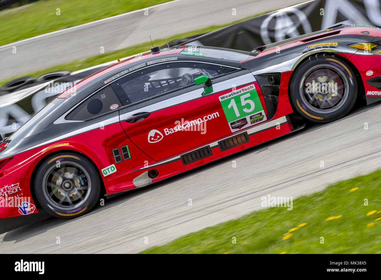 Lexington, Ohio, USA. 6th May, 2018. The 3GT Racing Lexus RCF GT3 car ...