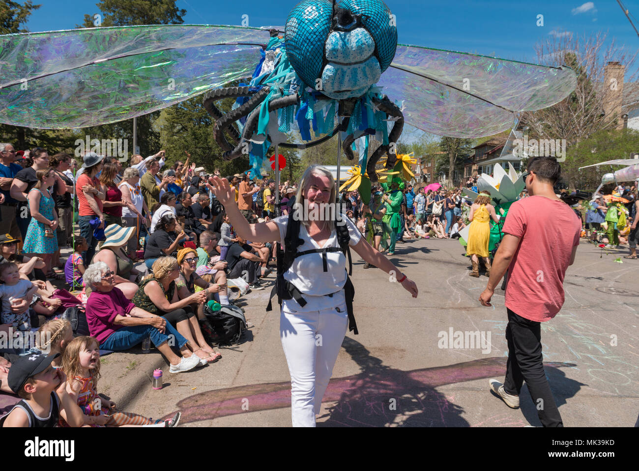 Huge crowd may day parade hi-res stock photography and images - Alamy