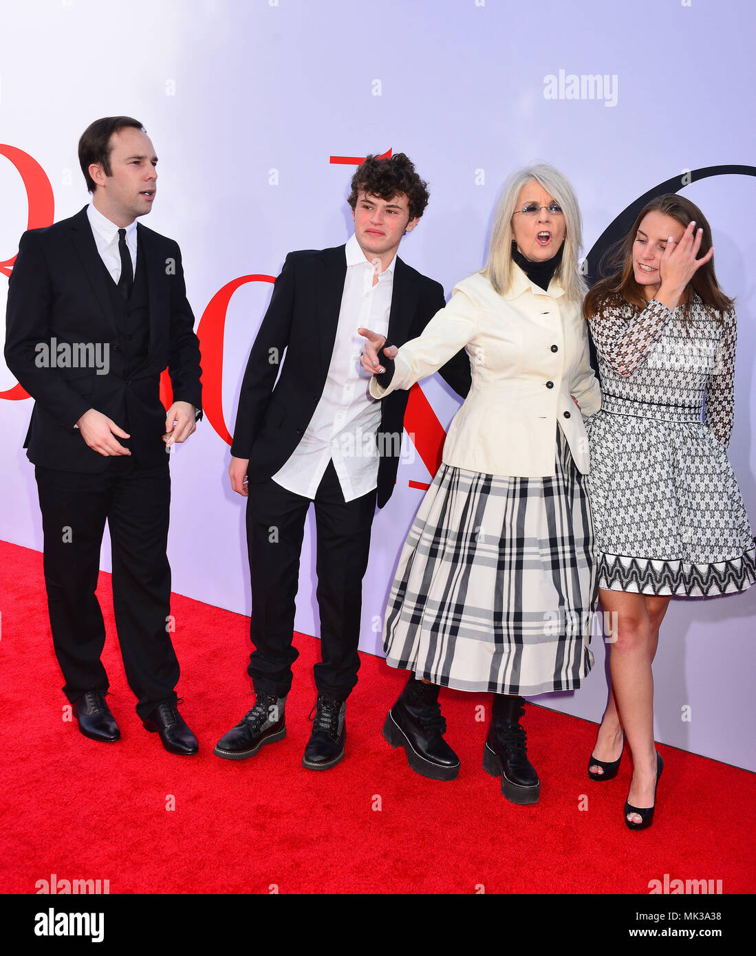 Westwood, USA. 6th May, 2018. Diane Keaton, son Duke Keaton, daughter ...