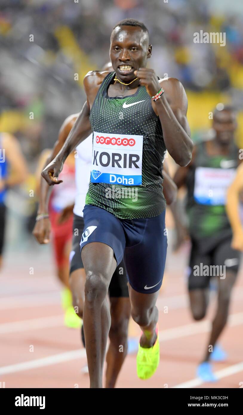 Emmanuel Kipkurui Korir aka Emmanuel Korir (KEN) wins the 800m in 1:45 ...