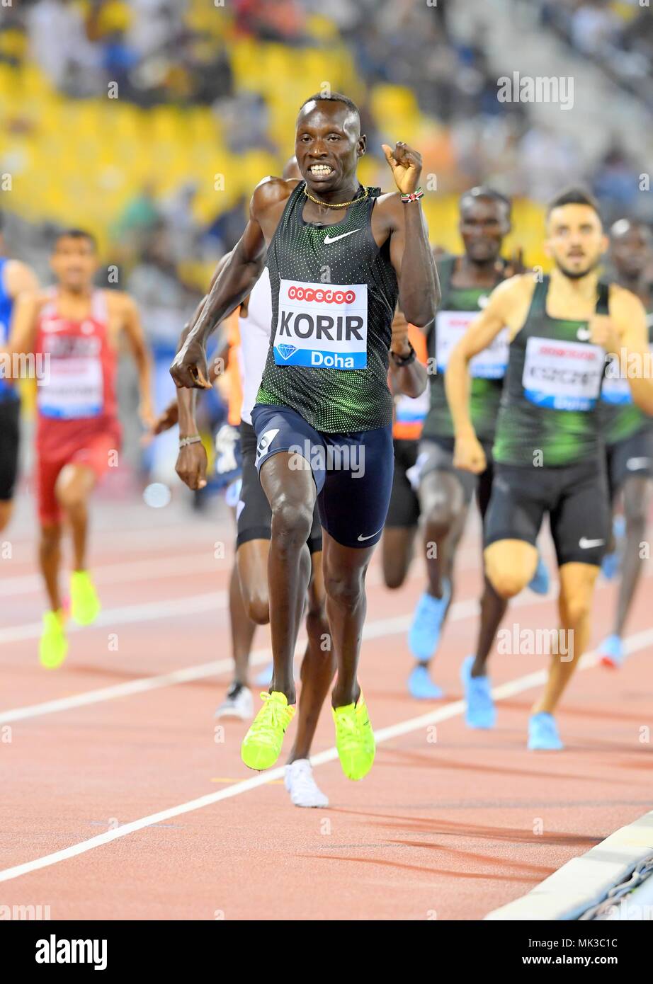 Emmanuel Kipkurui Korir aka Emmanuel Korir (KEN) wins the 800m in 1:45 ...
