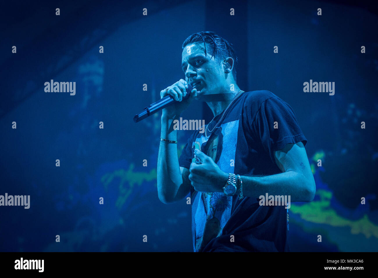 Denmark, Copenhagen - May 6, 2018. The American rapper and lyricist G ...