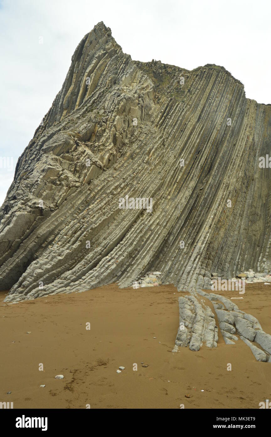 Fossil Record Mountains With Formations Of The Flysch Type Of The ...