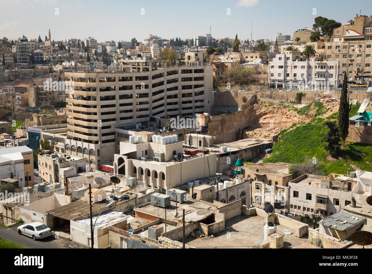 AMMAN, JORDAN - MARCH 11, 2018: City of Amman, the capital of Jordan ...