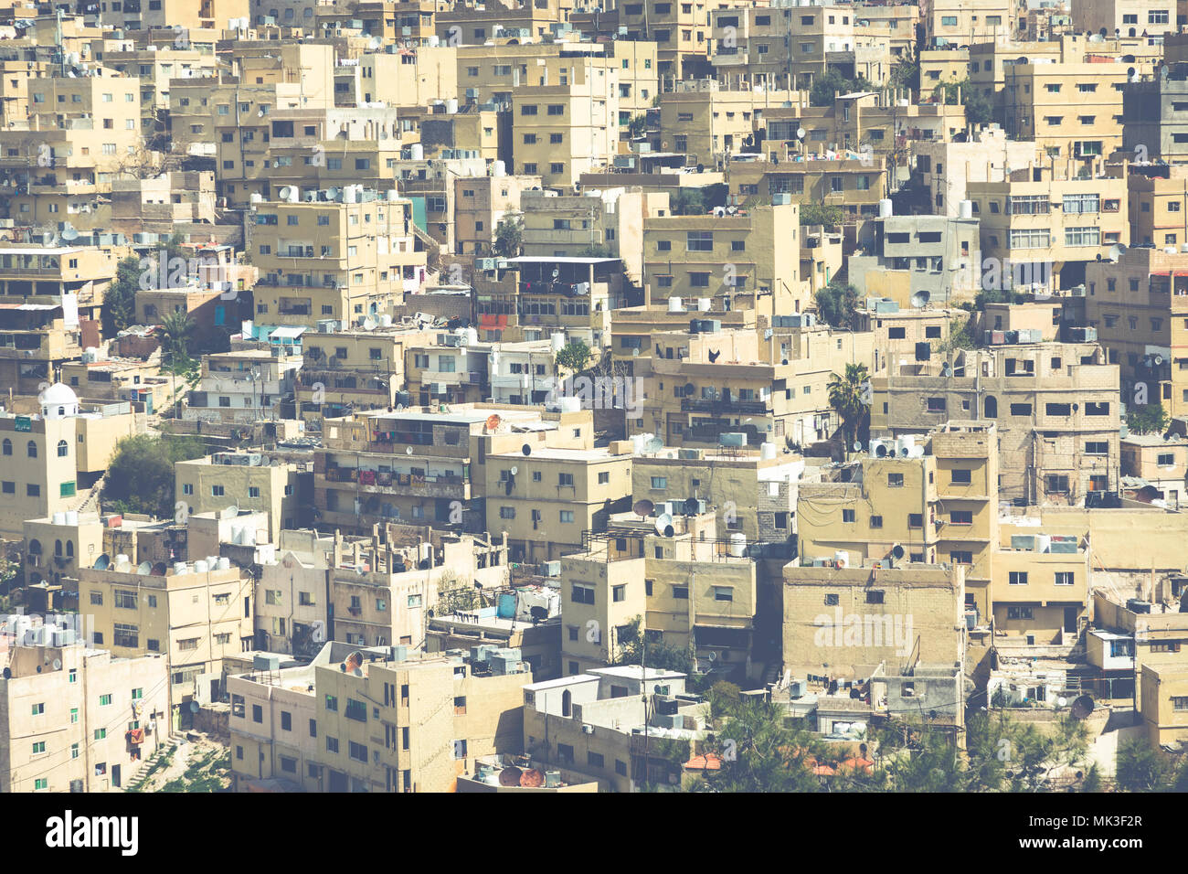 Panorama of the city of Amman, Jordan Stock Photo - Alamy