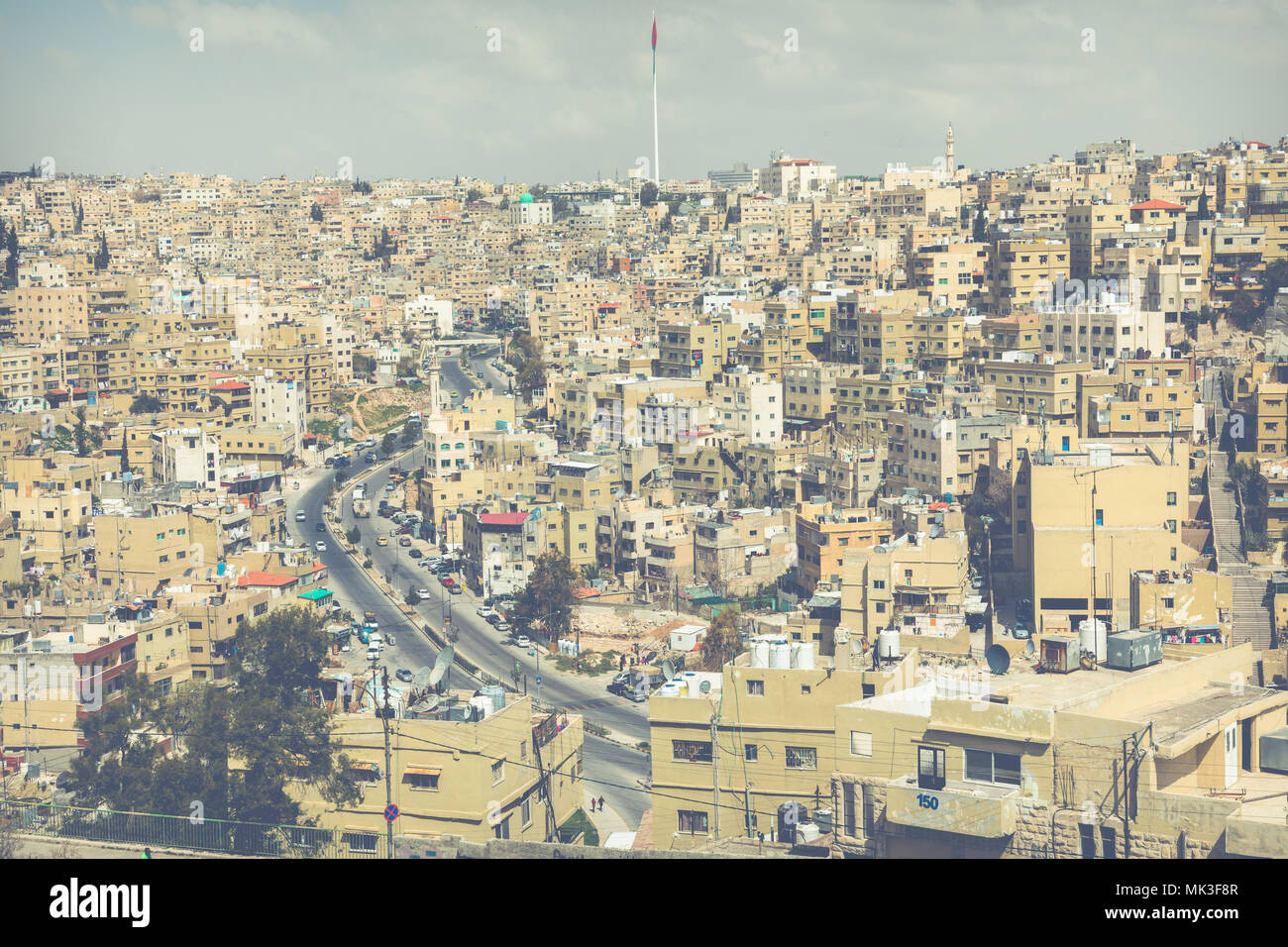 Panorama of the city of Amman, Jordan Stock Photo - Alamy