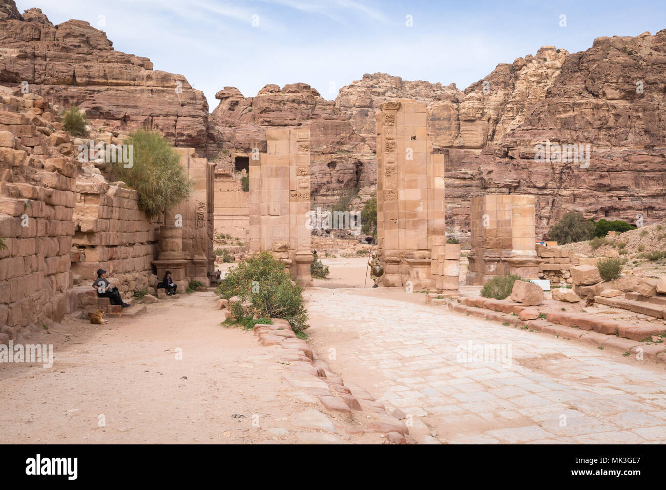 Petra, The ancient city in Jordan Stock Photo - Alamy