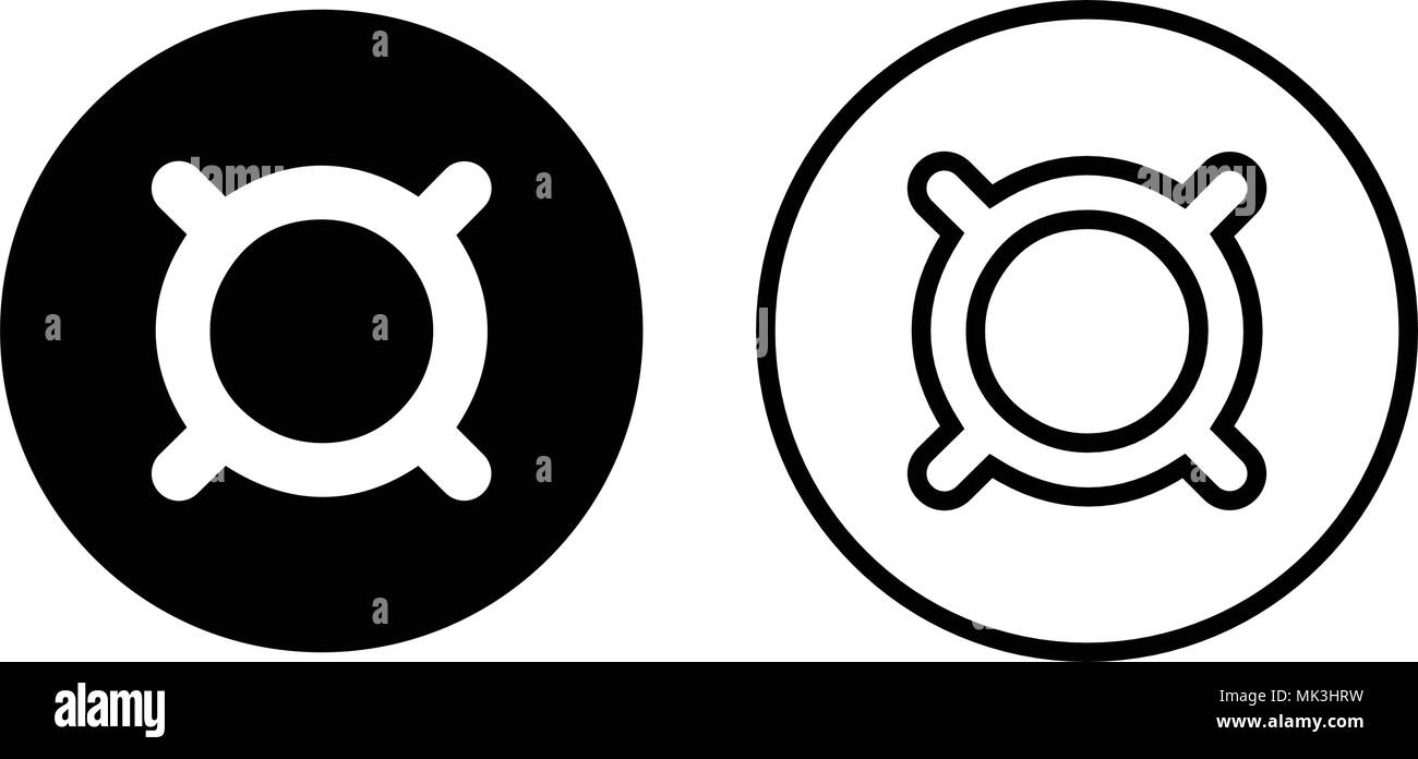 Generic currency symbol symbol icon, isolated on white background Stock ...