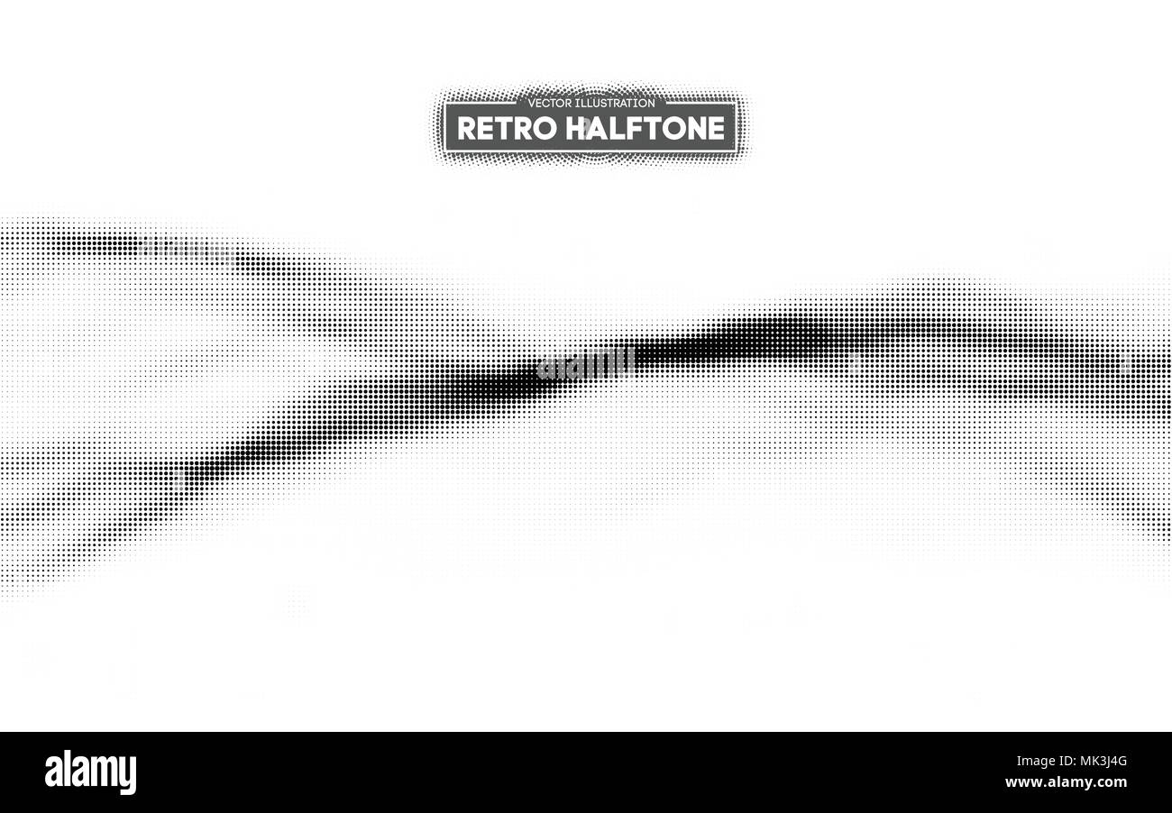 Halftone pattern vector. Gradient dot pattern. Grunge halftone ...