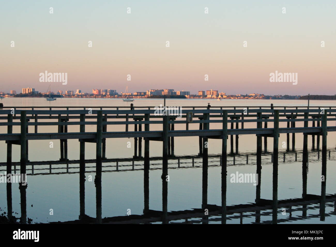 Clearwater beach florida sunset hi-res stock photography and images - Alamy