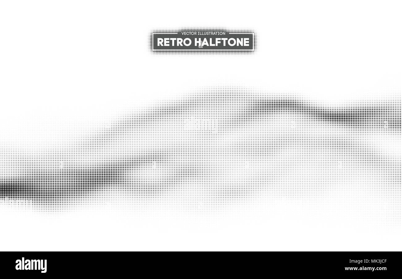 Halftone pattern vector. Gradient dot pattern. Grunge halftone ...