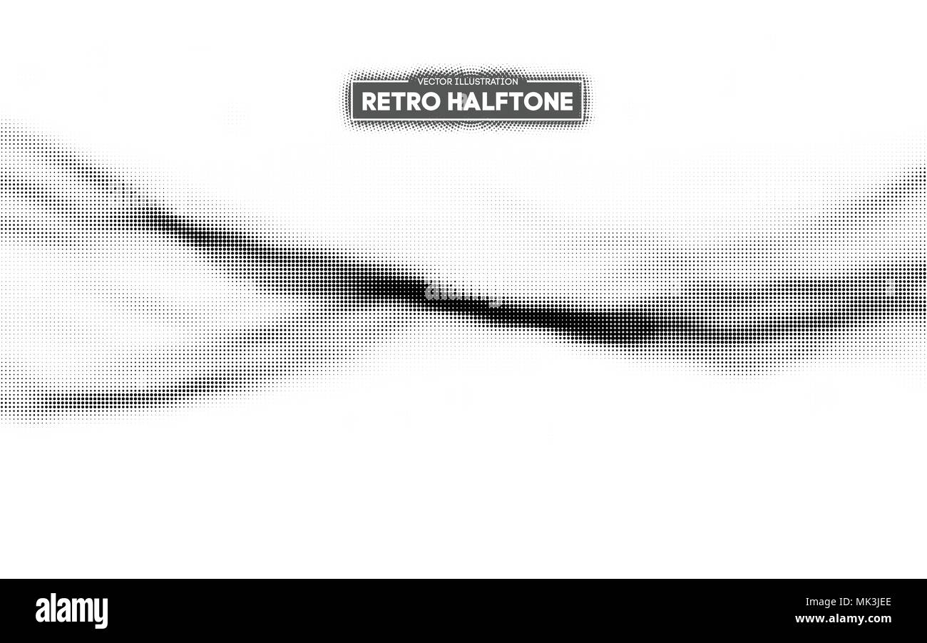 Halftone pattern vector. Gradient dot pattern. Grunge halftone ...