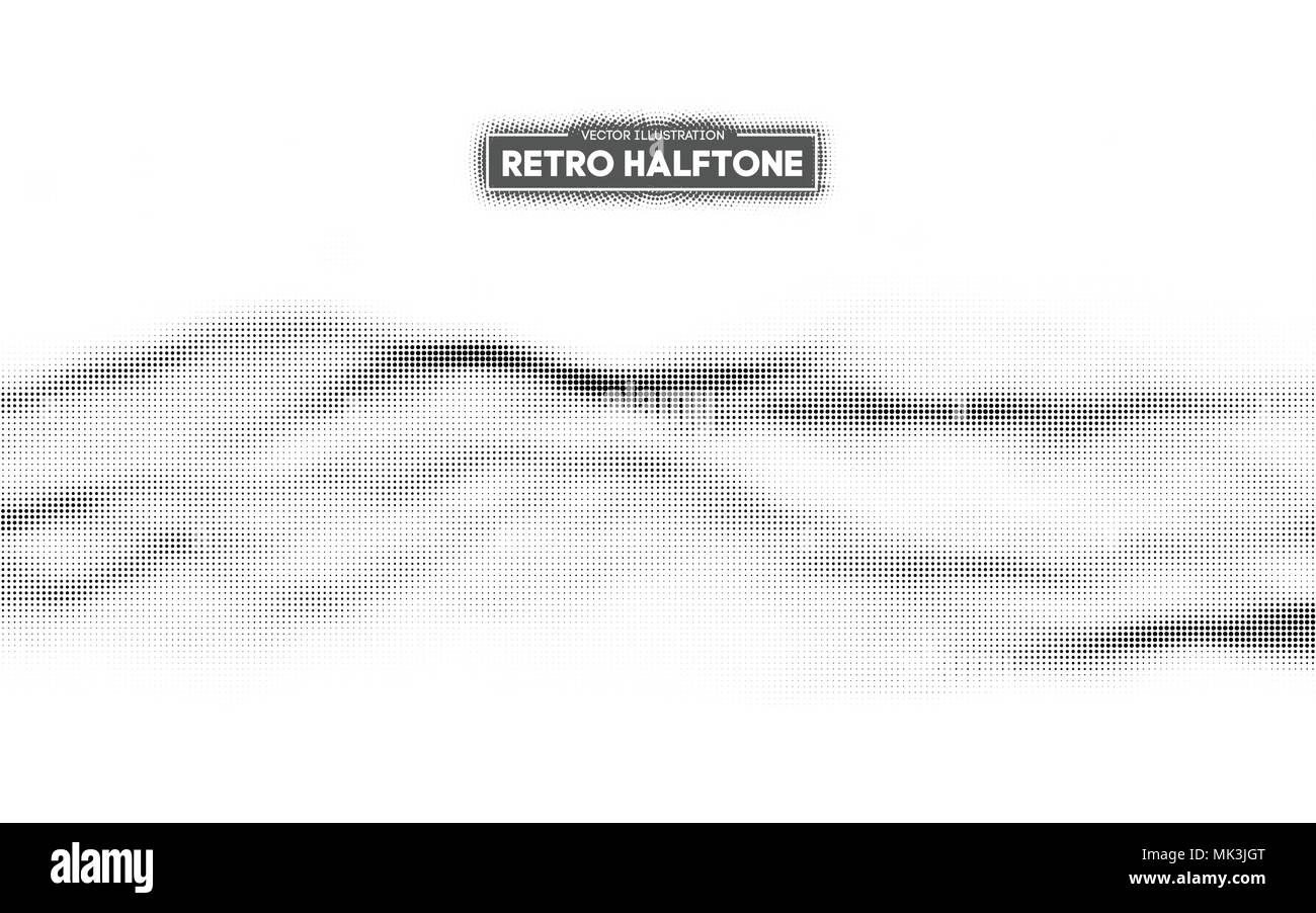 Halftone pattern vector. Gradient dot pattern. Grunge halftone ...