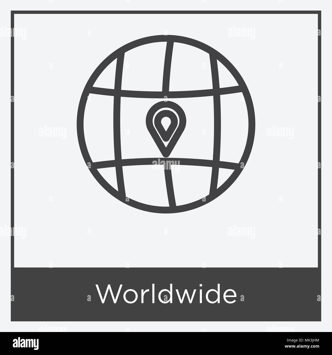World map lines of long hi-res stock photography and images - Alamy
