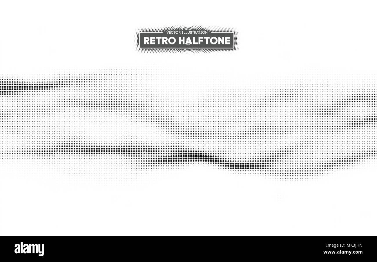 Halftone pattern vector. Gradient dot pattern. Grunge halftone ...