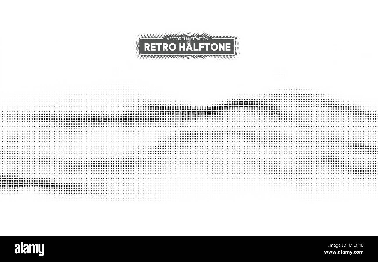 Halftone pattern vector. Gradient dot pattern. Grunge halftone ...