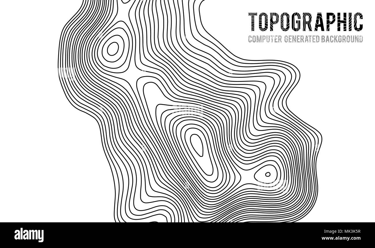 Contour Lines Vector