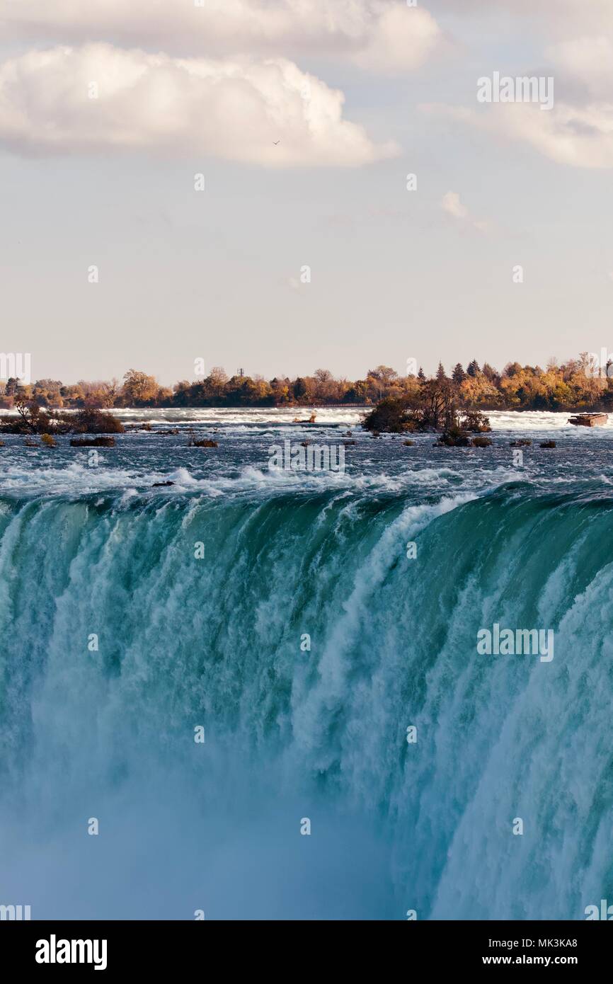 Photo of a powerful Niagara waterfall in autumn Stock Photo - Alamy