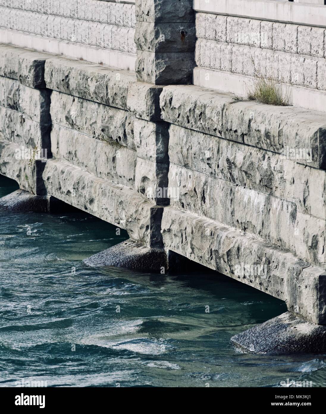 Photo of a beautiful gray bank of a river Stock Photo - Alamy