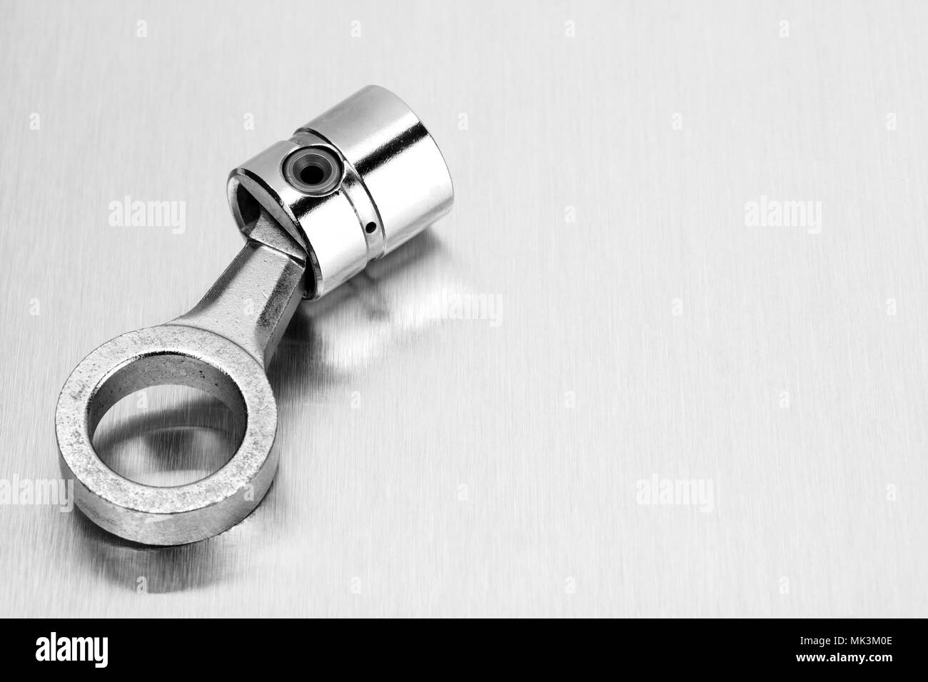 piston, part of an engine on a steel textured surface Stock Photo - Alamy